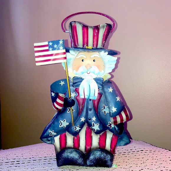 Holiday | Americana Uncle Sam Tea Light Holder | Poshmark